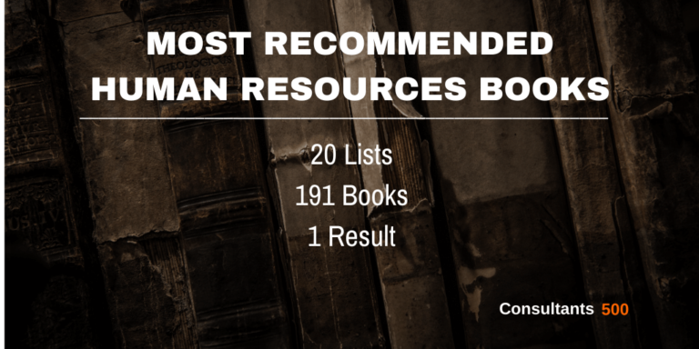 Top 20 of Best HR Books Recommended Most Times by HR Pros